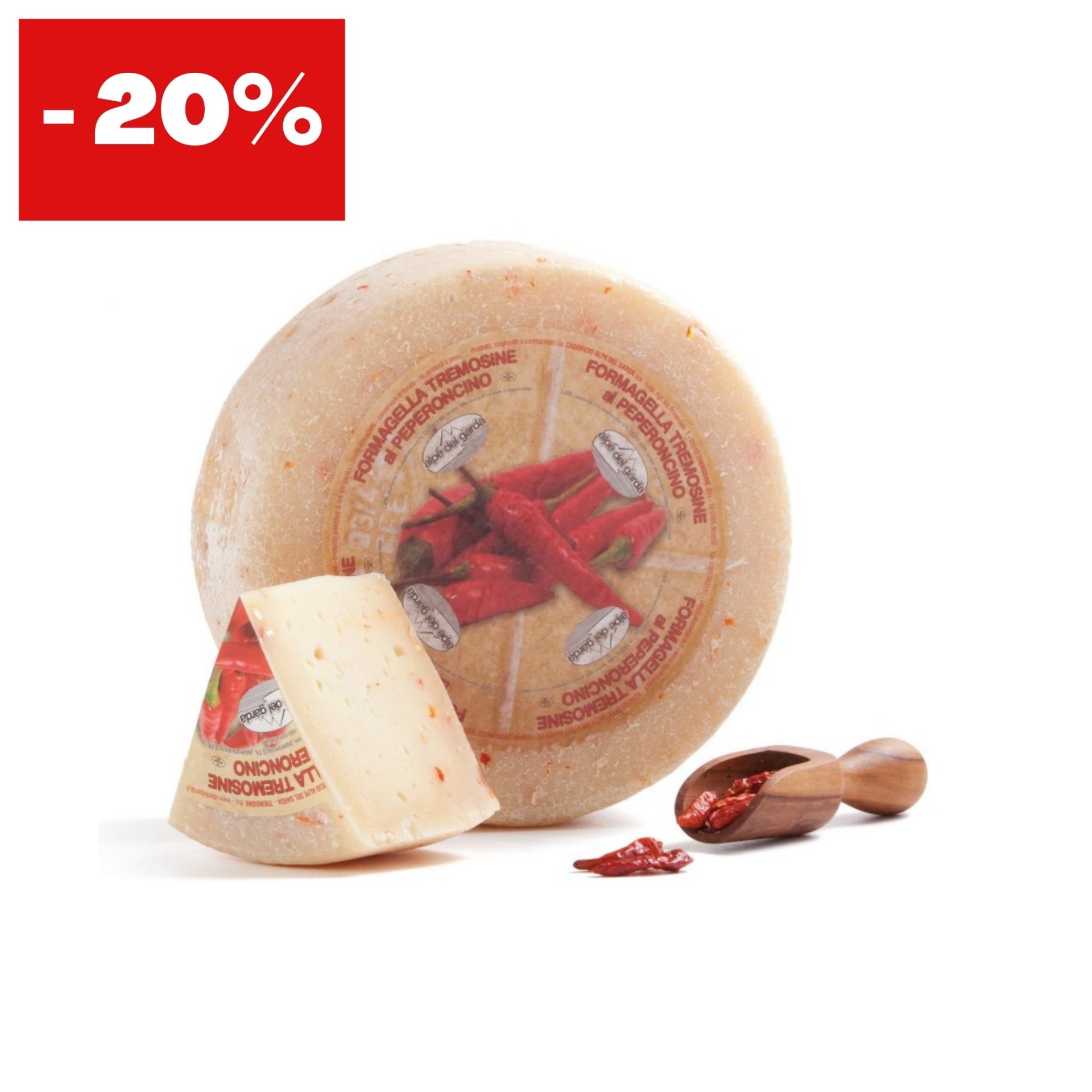 Formaggella Tremosine al peperoncino sv | Agriform | Produzione ...